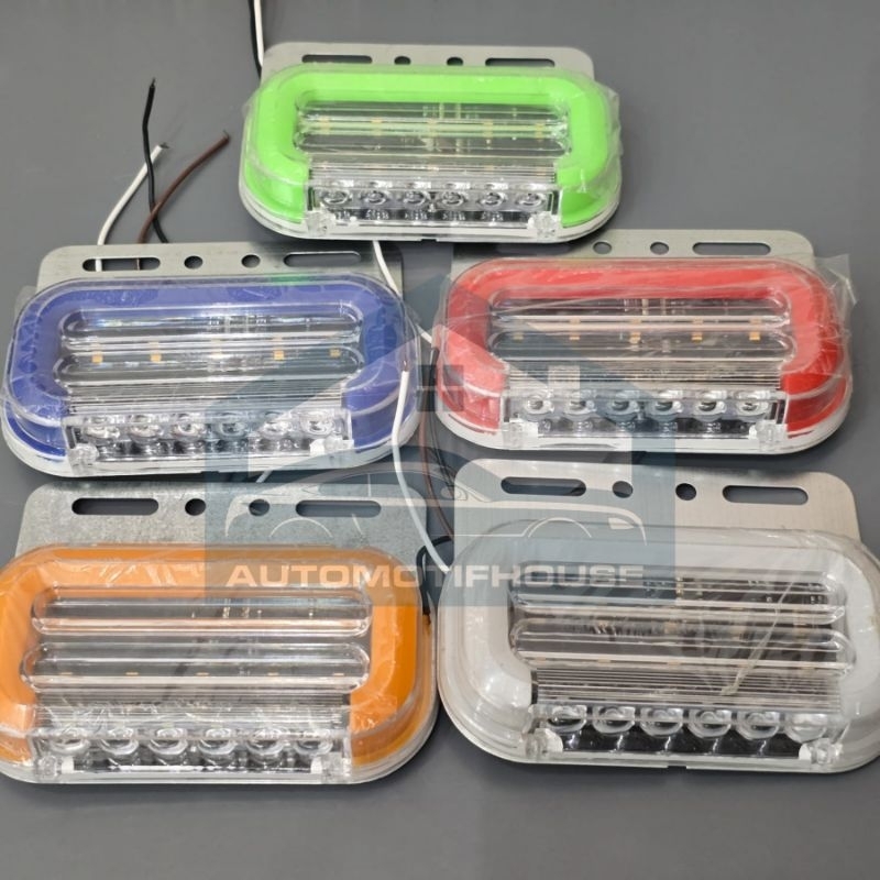 Jual Lampu Bak Truck 24Volt Led Running Model Oval Besar | Shopee Indonesia