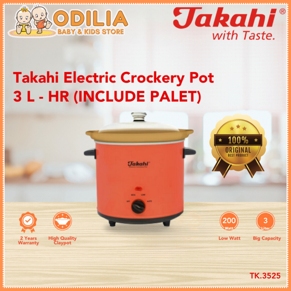 Jual Takahi Electric Crockery Pot 3 Liter - HR (INCLUDE PALET) | Shopee Indonesia