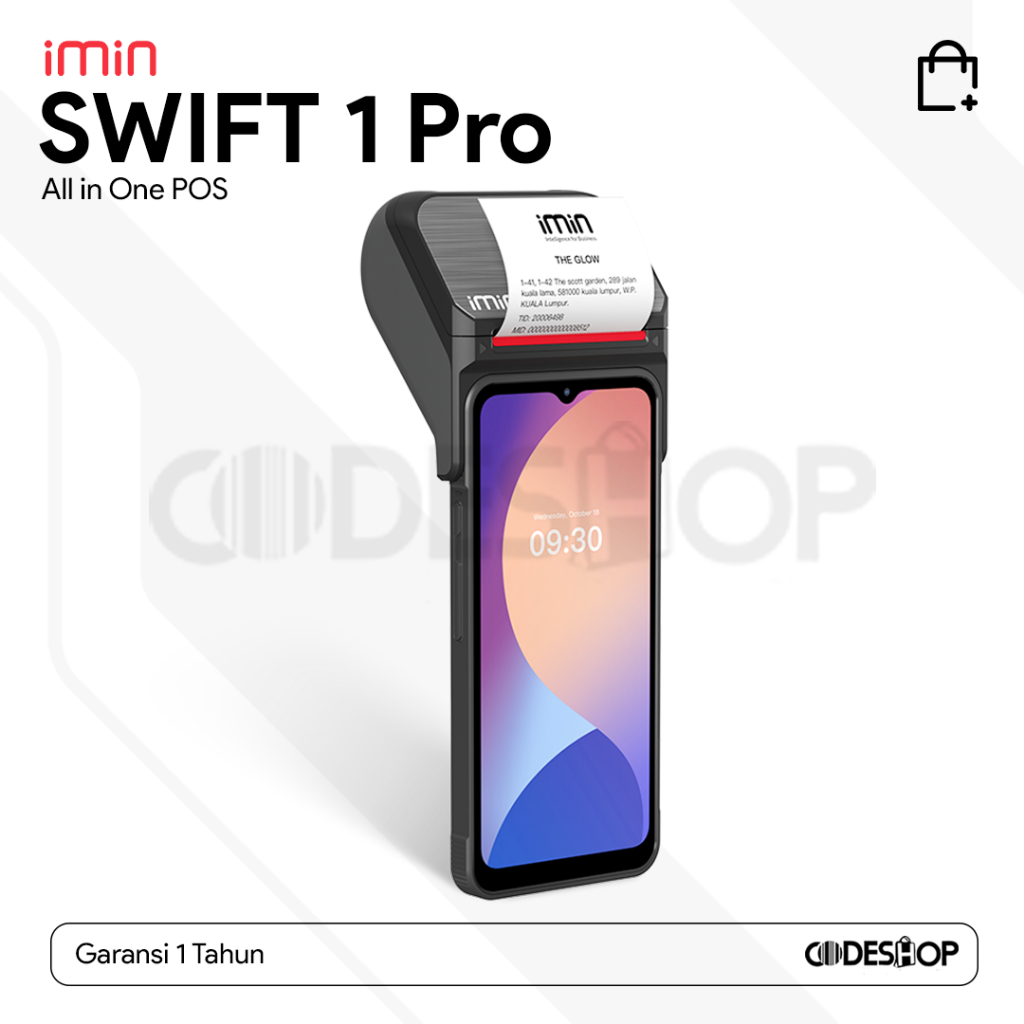 Jual iMin Swift 1 Pro Mesin Kasir Android Mobile PDA Portable Printer Thermal 58mm | Shopee ...