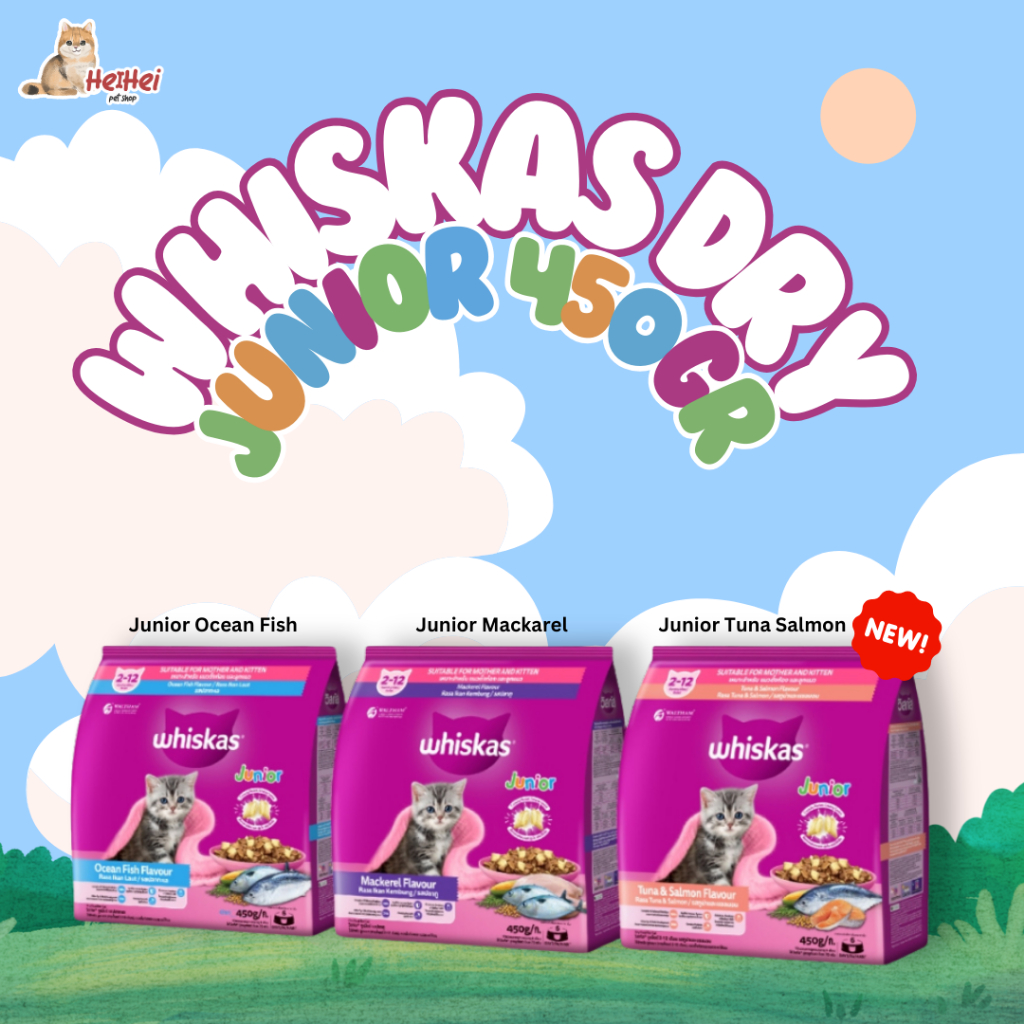 Jual Whiskas Junior Dryfood 450 gr - Makanan Kering Kucing Kitten ...