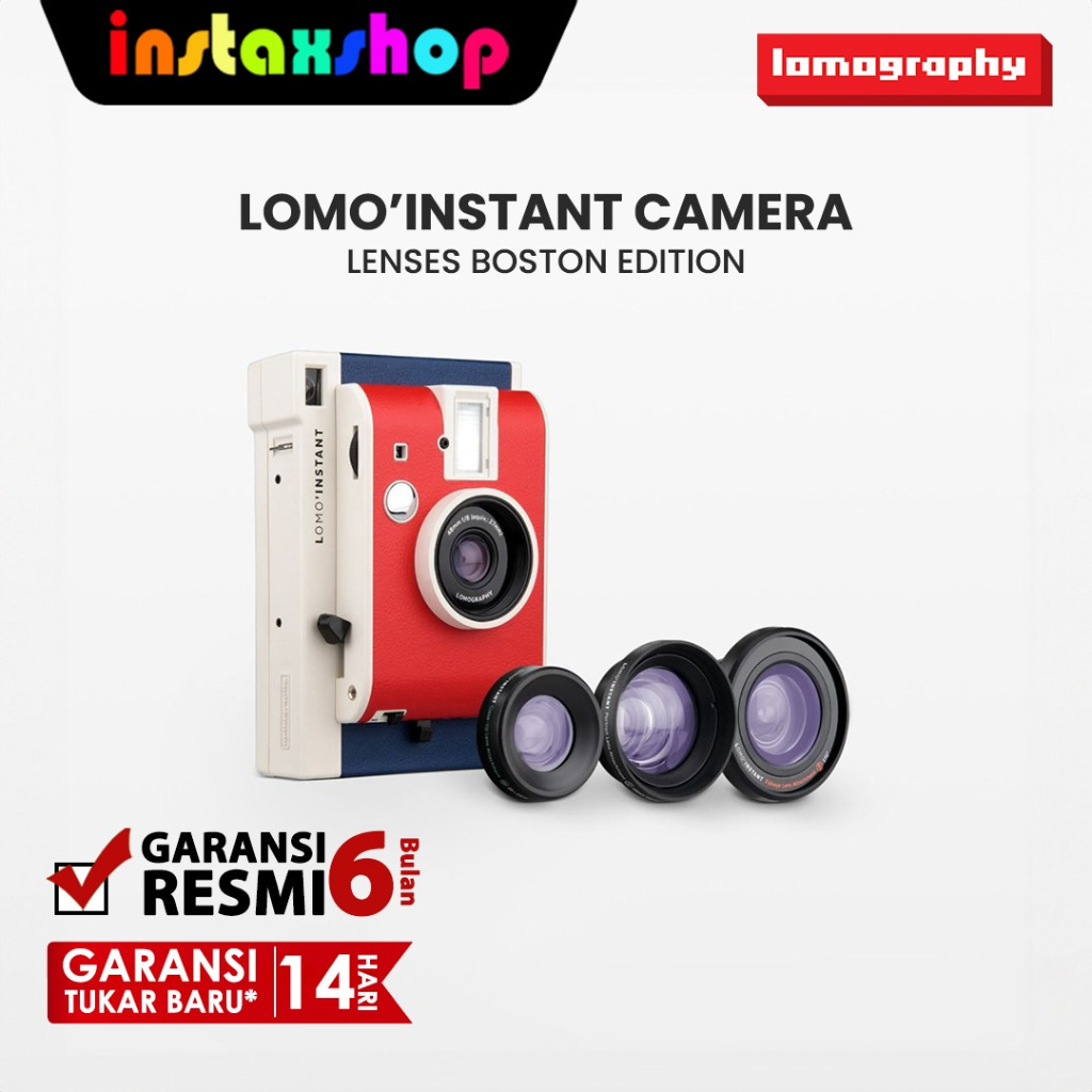 Jual Lomography Lomo Instant Camera & Lenses Boston Edition | Shopee ...