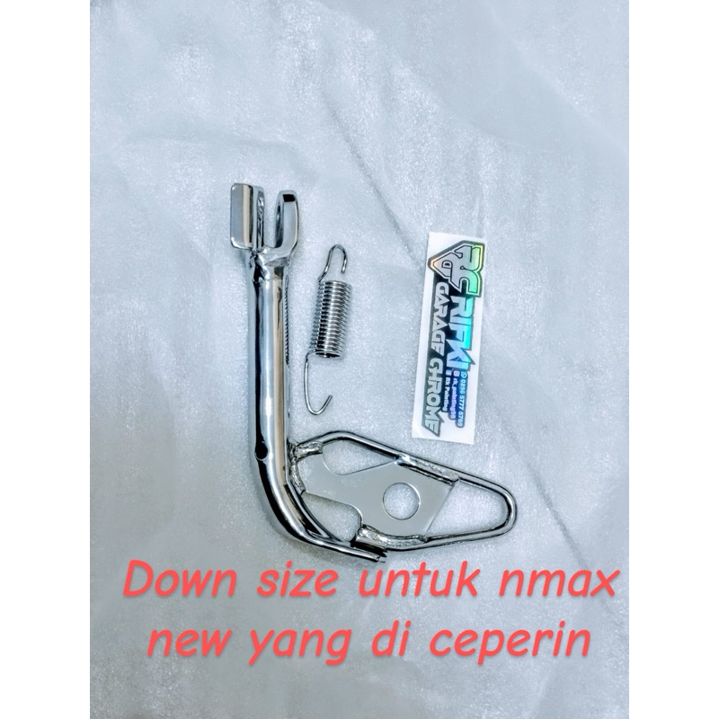Jual standar samping nmax new downsize original chrome | Shopee Indonesia