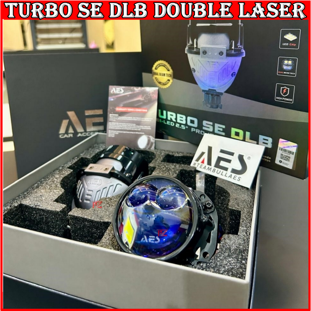 Jual ORIGINAL AES BILED TURBO SE DBL 2,5 INCH DOUBLE LASER DUAL LOW ...
