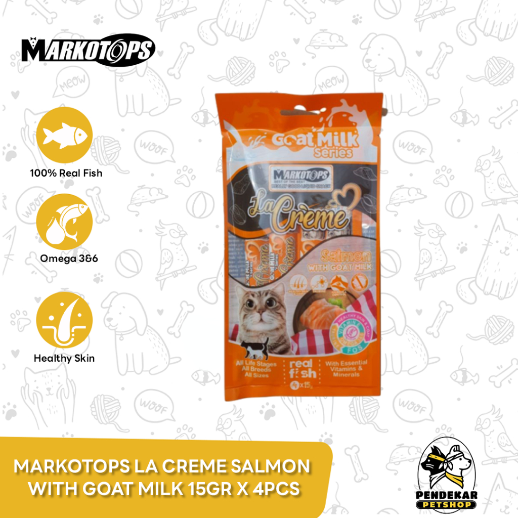 Jual Markotops La Creme Cat Snack Cemilan Kucing Creamy Liquid 15 Gram ...
