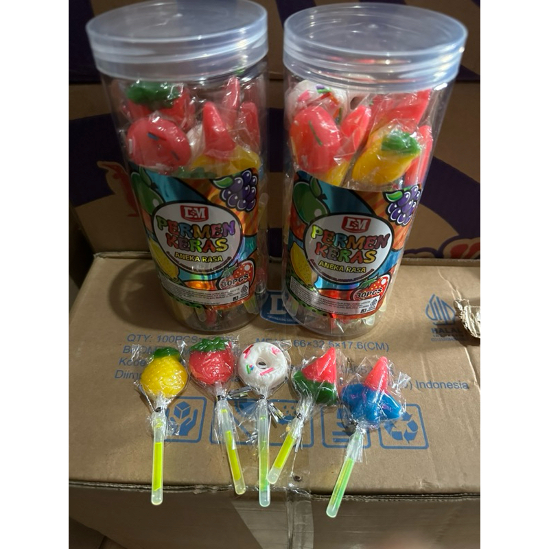 Jual DSM Permen Lollipop Stick Warna Bisa Menyala Isi 30pcs | Shopee ...