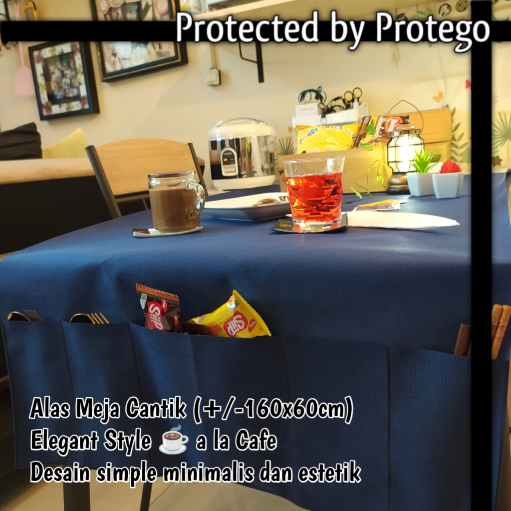 Jual Taplak Meja Makan Cantik a la Cafe PROTEGO Table Runner Alas ...