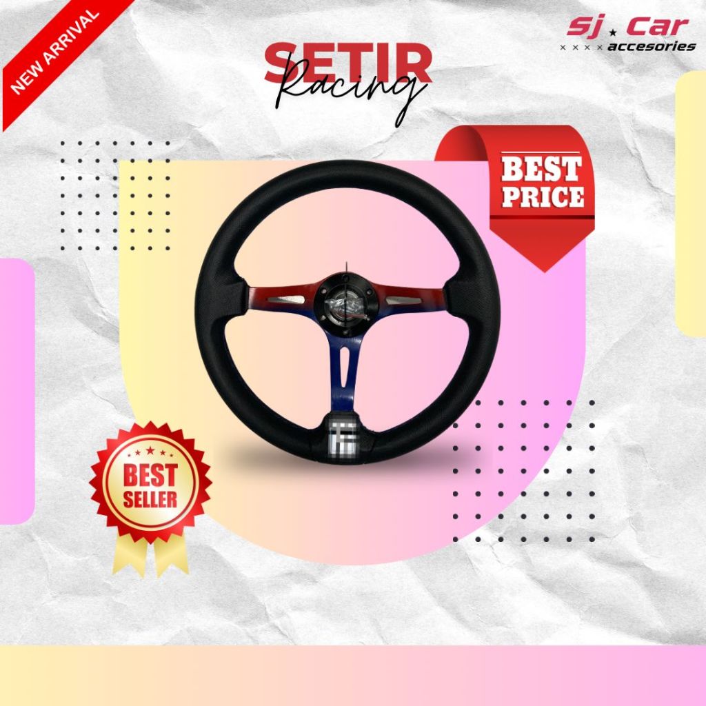 Jual SETIR RACING STIR MOBIL 14 INCH UNIVERSAL FREE BAUT & BUBBLE WARP ...