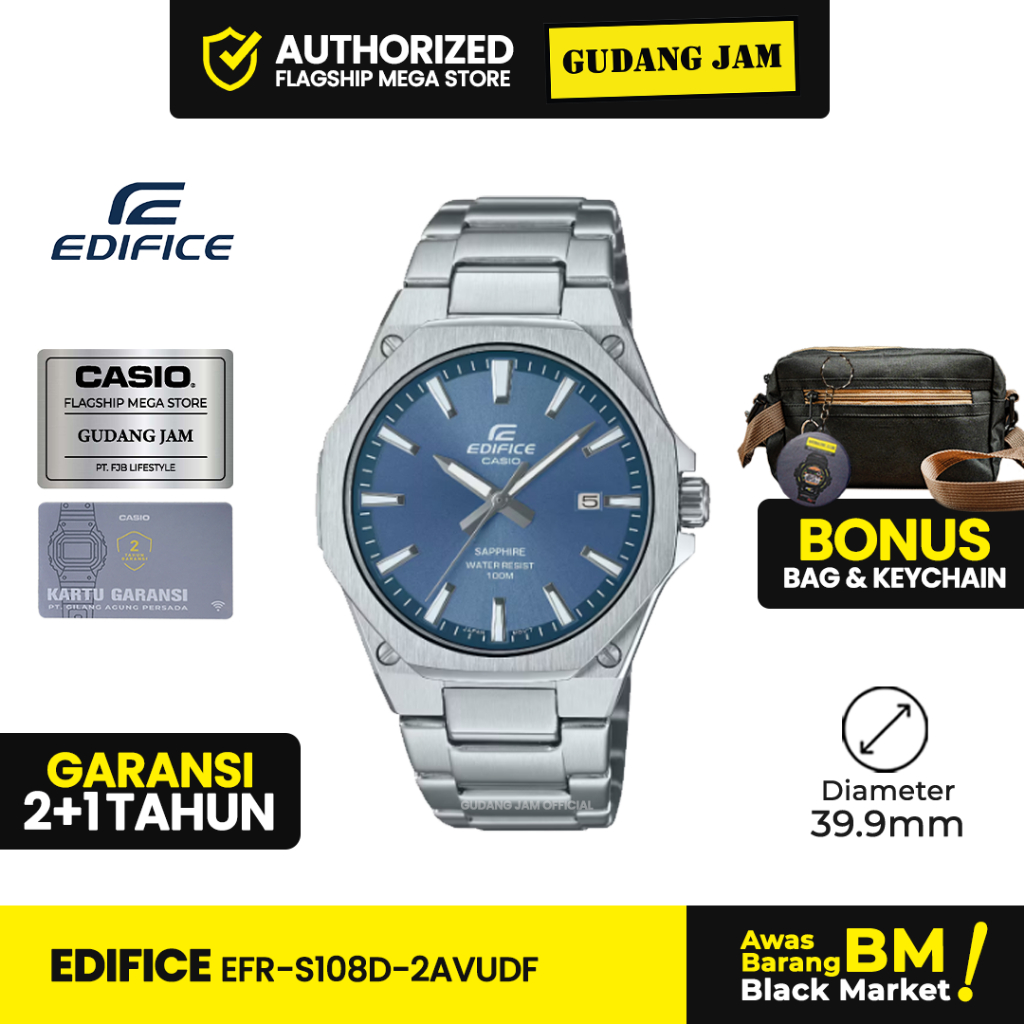 Jual Edifice EFR-S108D-2AVUDF EFR-S108D EFR-S108 EFRS108D EFRS108 ...