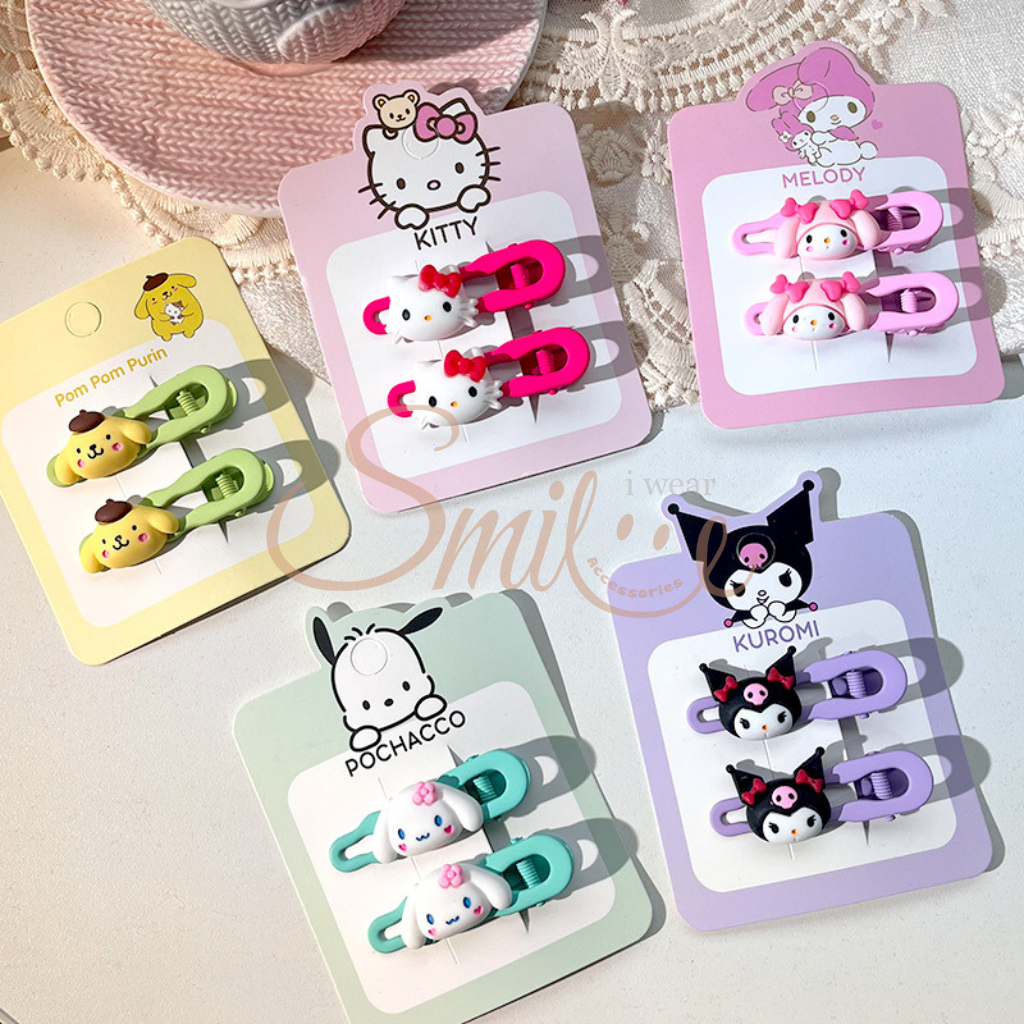 Jual IWS (2PCS) JEPIT ANAK SANRIO/JEPIT HELLO KITTY/JEPIT KOREA/JEPIT ...