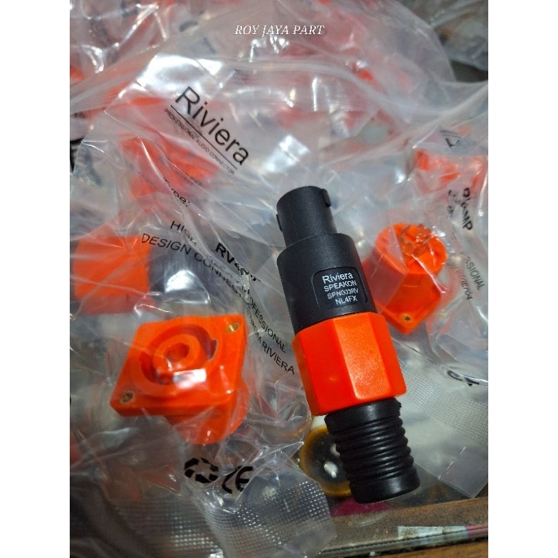 Jual Jack+Socket Spikon Orange (1set) | Shopee Indonesia