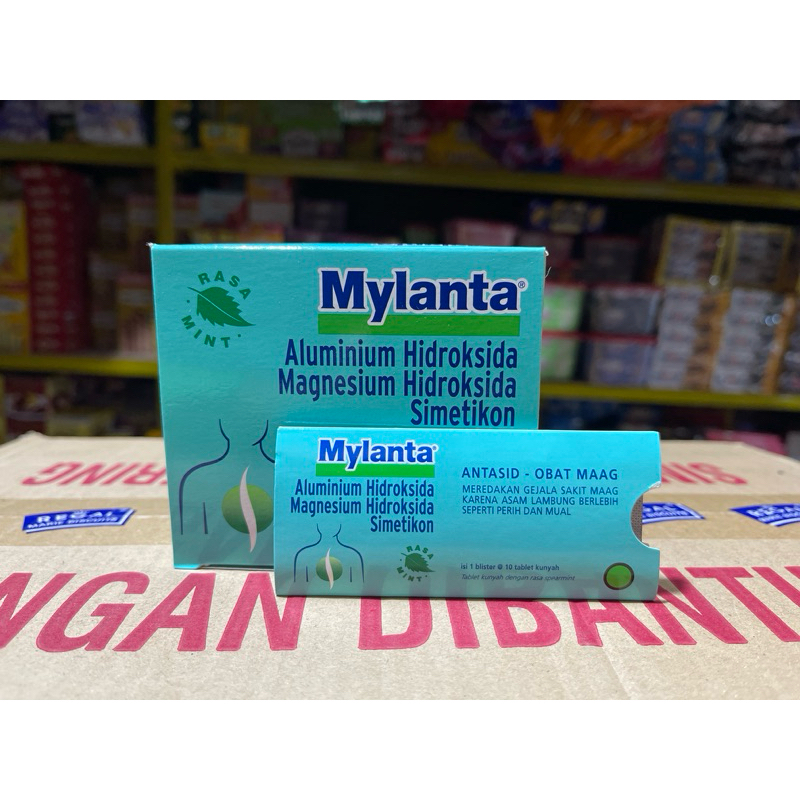 Jual MYLANTA TABLET BOX ( ISI 100 TABLET ) | Shopee Indonesia