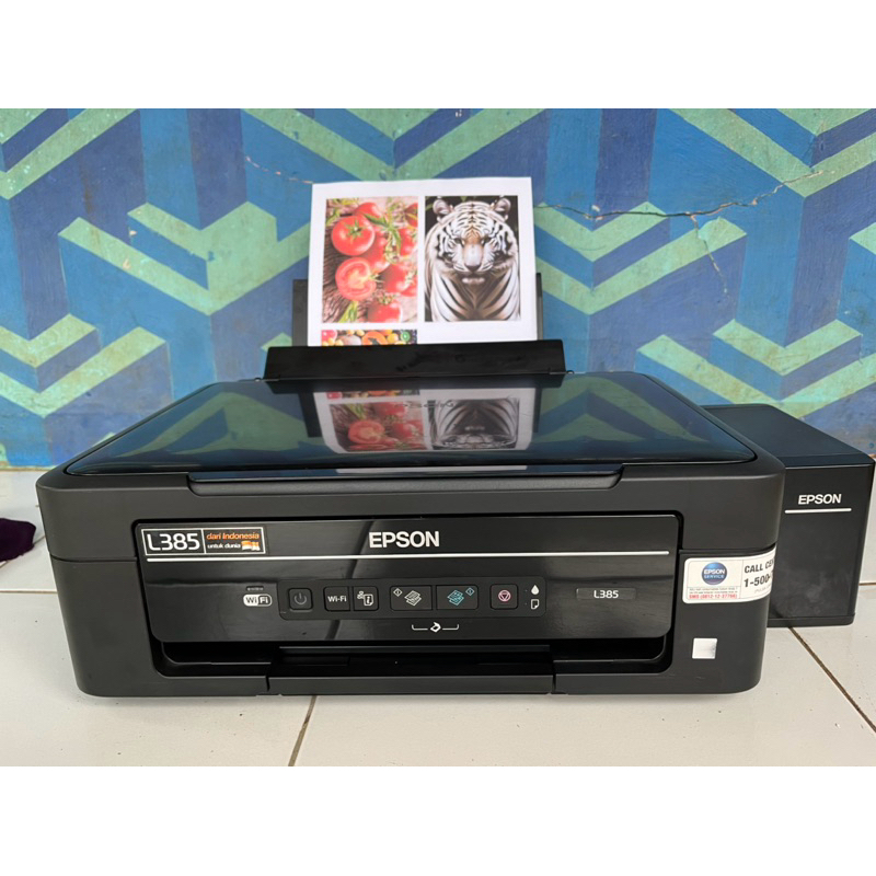 Jual Printer Epson L385 wifi print scan copy bekas normal dan garansi ...