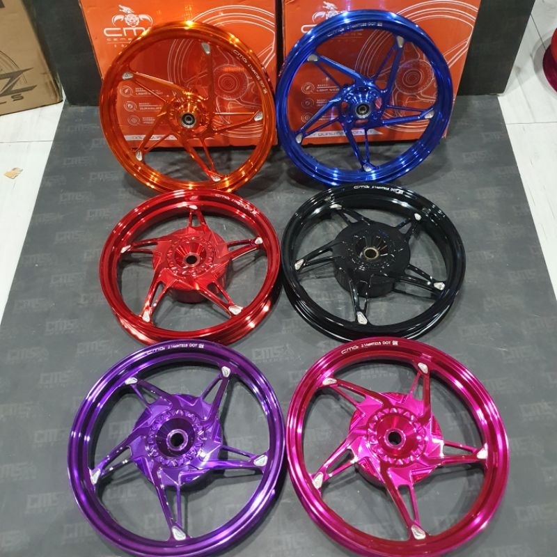 Jual Velg Velek CMG CNC New Bintang R14 Honda Vario 125 150 160 CBS ...