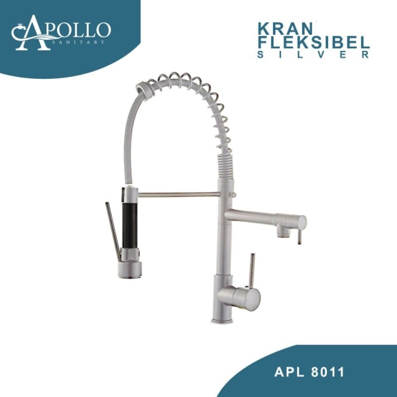 Jual Kran pantry stainless meja / keran dapur flexible apollo stainless ...