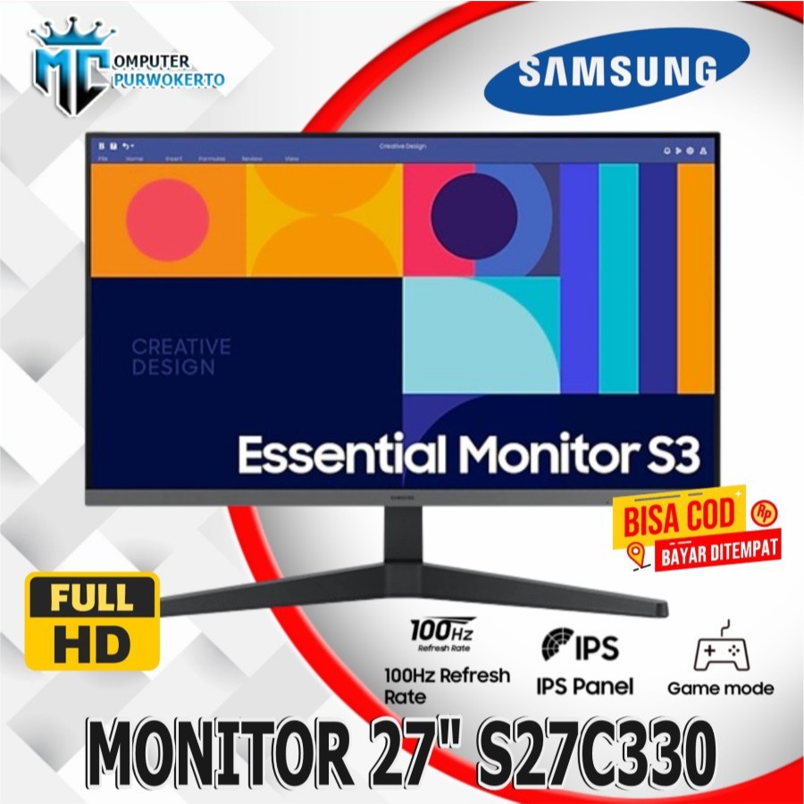 Jual Monitor Gaming LED Full HD IPS Panel 27inch | Shopee Indonesia