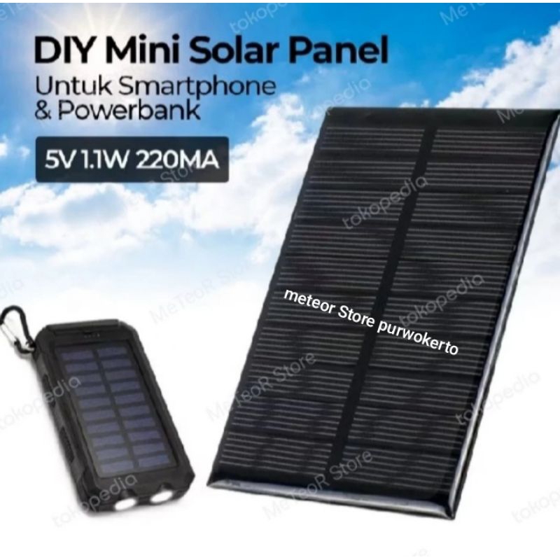 Jual panel Surya solar panel 5v 1.1W 220MA mini | Shopee Indonesia