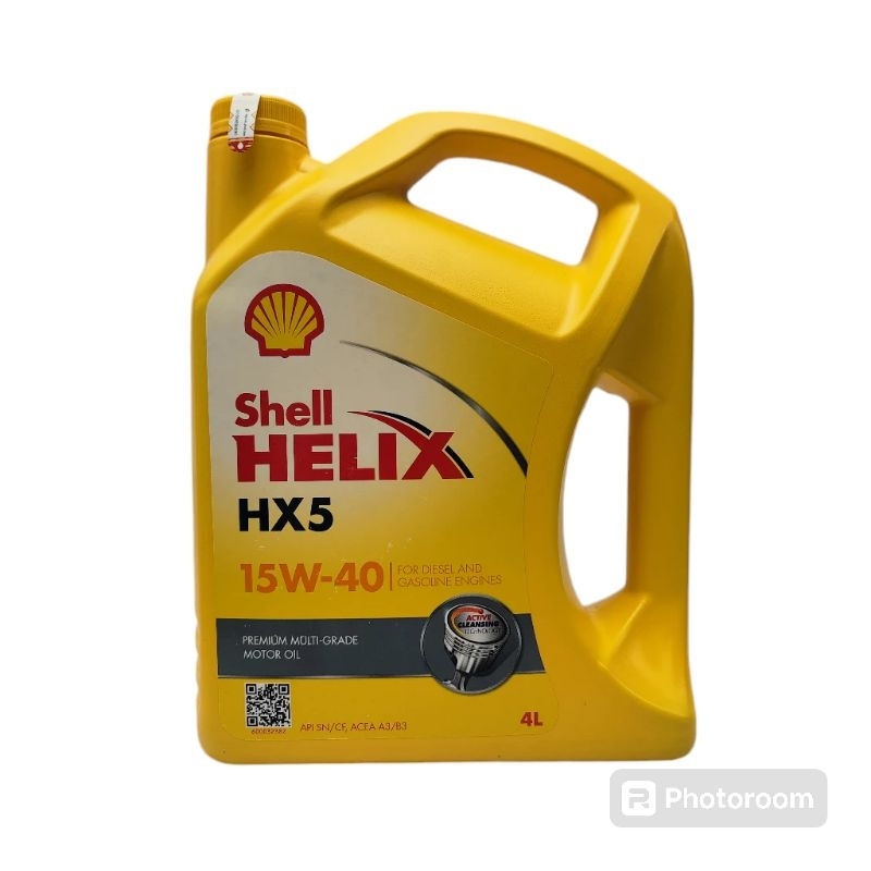Jual OLI SHELL HELIX HX5 4 LITER SAE 15W-40 | Shopee Indonesia