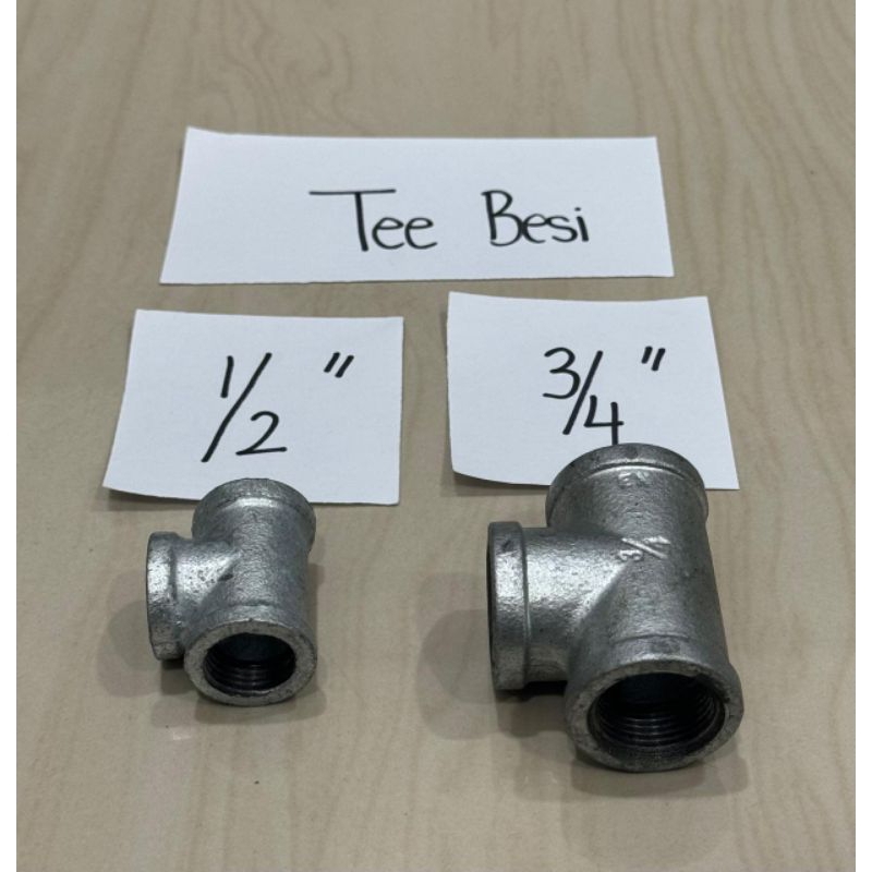 Jual Tee besi galvanis 1/2 inchi / T galvanis sambungan pipa besi | Shopee Indonesia