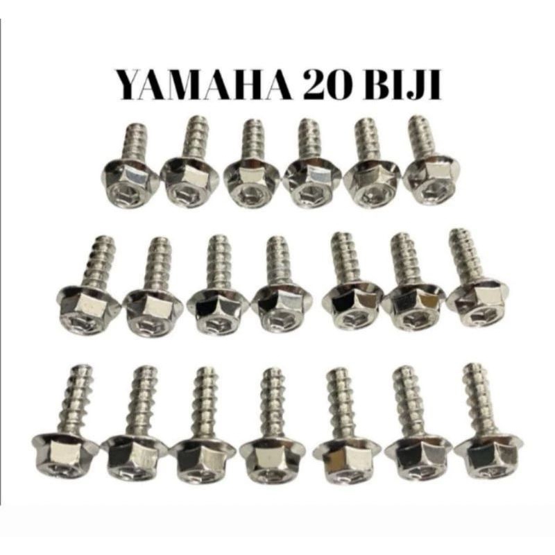Jual baut model 2kunci baut body motor honda/yamaha segalanya jenis ...