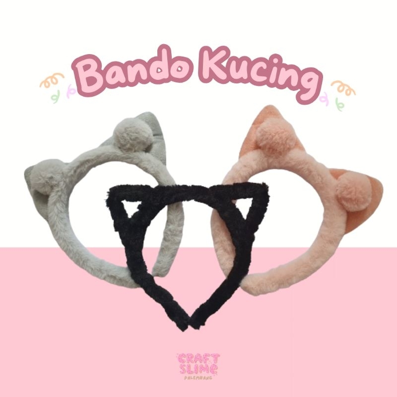 Jual Headband Bando Kucing untuk Wanita dan Anak Bando Lucu | Shopee ...