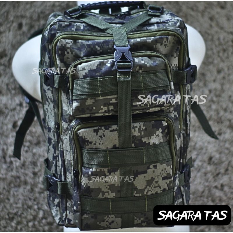 Jual SAGARA Ransel Army Lebanon Cordura 30Liter - Tas Tactical Outdoor ...