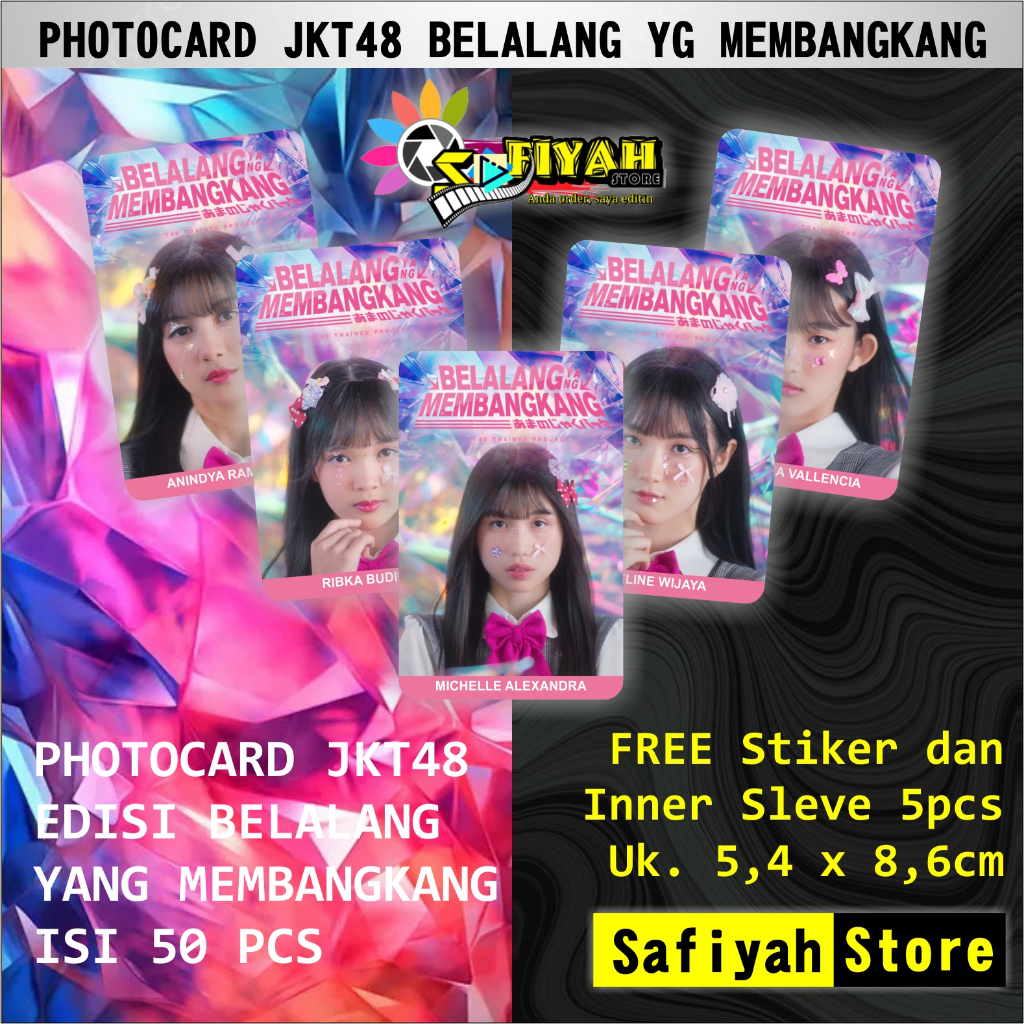 Jual Photocard JKT48 edisi Belalang yang membangkang isi 50 Pcs Murah Ready Stok Limited Edition ...