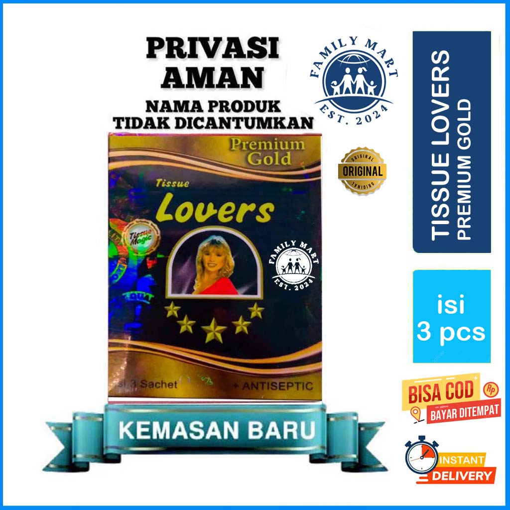 Jual [LOVERS GOLD PREMIUM ISI 3PCS | BPOM] [1 PACK = 3 SACHET ...