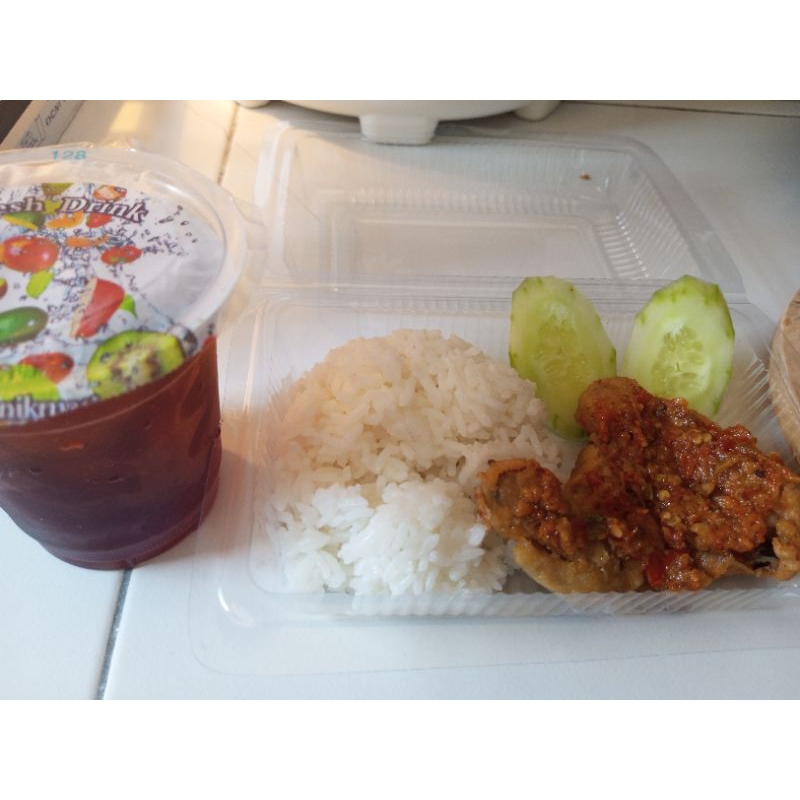 Jual paket ayam geprek + nasi | Shopee Indonesia