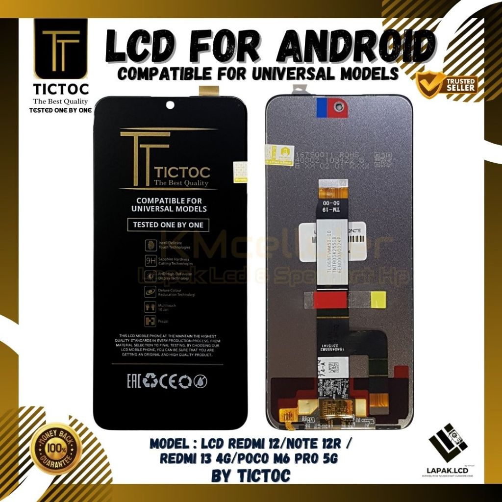 Jual LCD Touchscreen REDMI 12/NOTE 12R /REDMI 13 4G/POCO M6 PRO 5G Ori ...