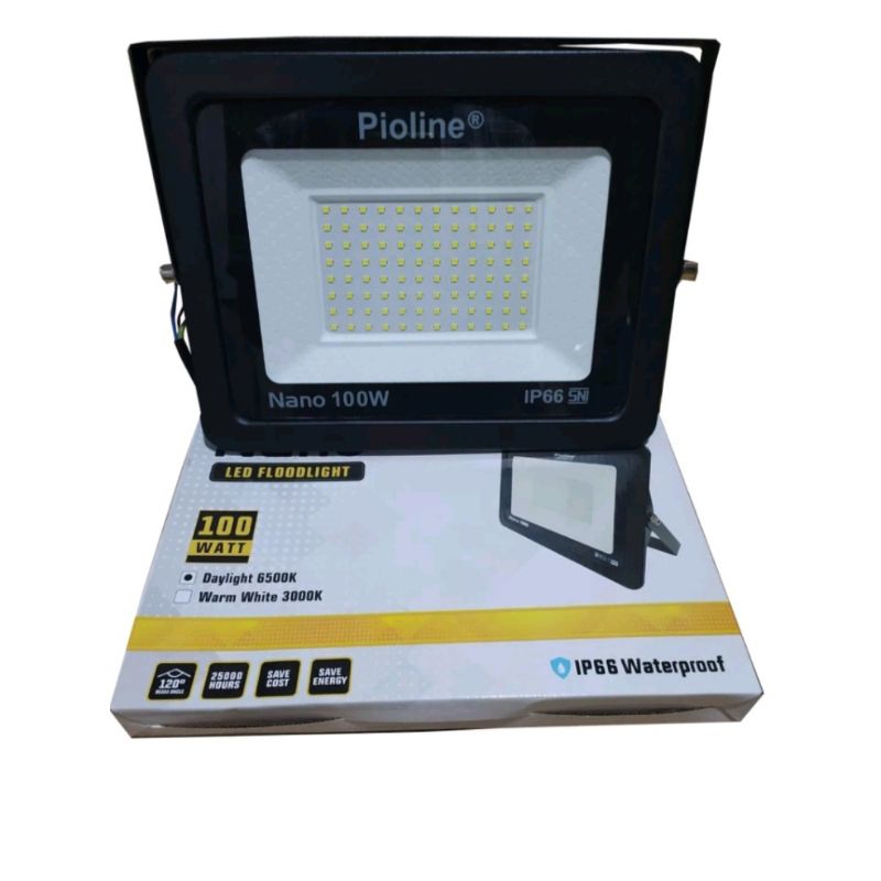 Jual Lampu Sorot PIOLINE NANO IP66 200W/300W/400W/500W Flood light led | Shopee Indonesia