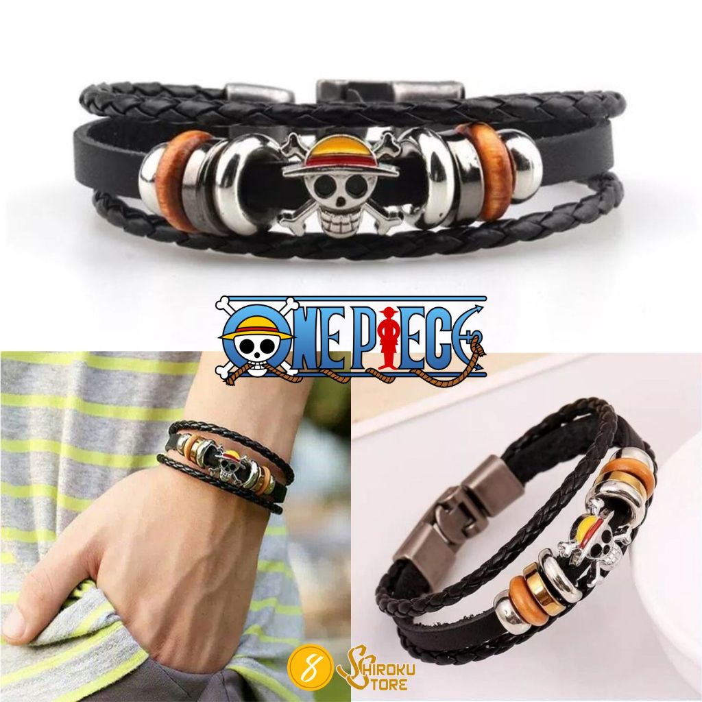 Jual Gelang Anime Manga ONE PIECE Straw Hat Pirates Bracelet SHP ...