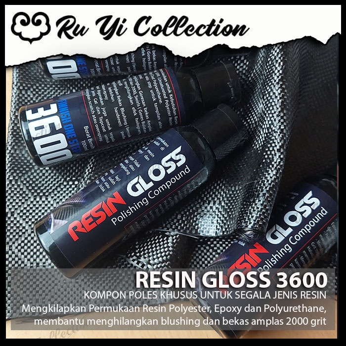 Jual RESIN GLOSS 100 ML / OBAT POLES KOMPON COMPOUND RESIN | Shopee ...