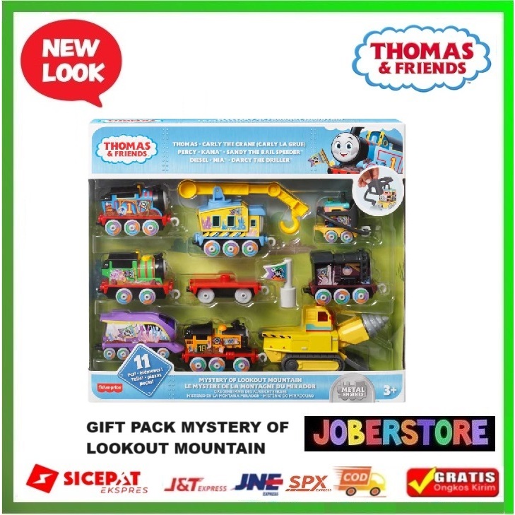 Jual Thomas & Friends Push Along All Engines Go / New Look Gift Pack ...