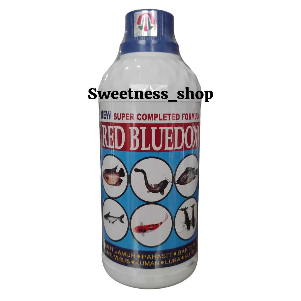 Jual RED BLUEDOX 500 ml OBAT JAMUR LUKA AEROMONAS WHITE SPOT WHITESPOT ...