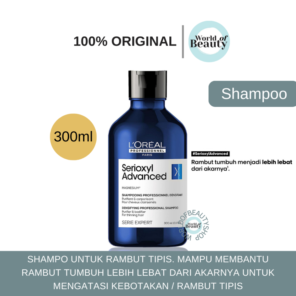 Jual WOBS | ORIGINAL Serioxyl Advanced Purifier & Bodifier Shampoo ...
