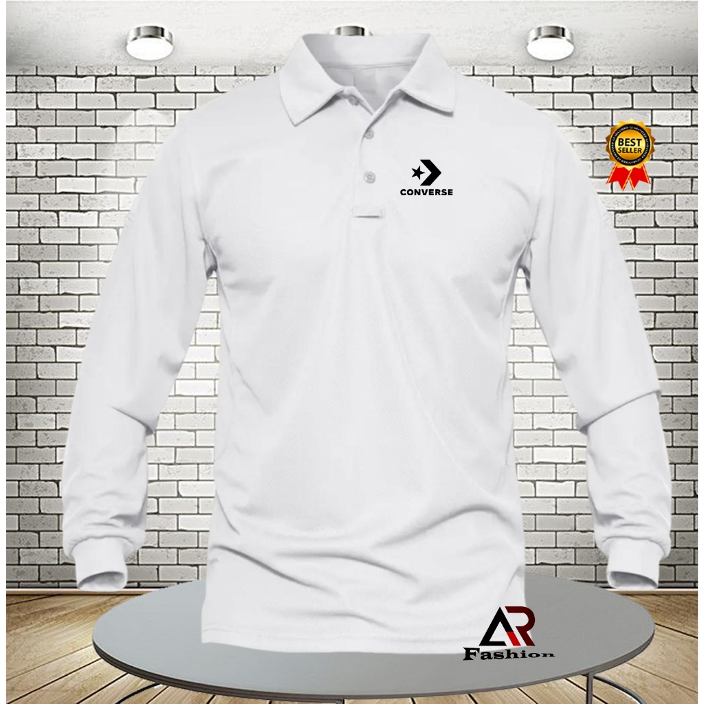 Jual POLO Shirt KAOS POLO LENGAN PANJANG PRIA/WANITA POLO CONVERSE ...