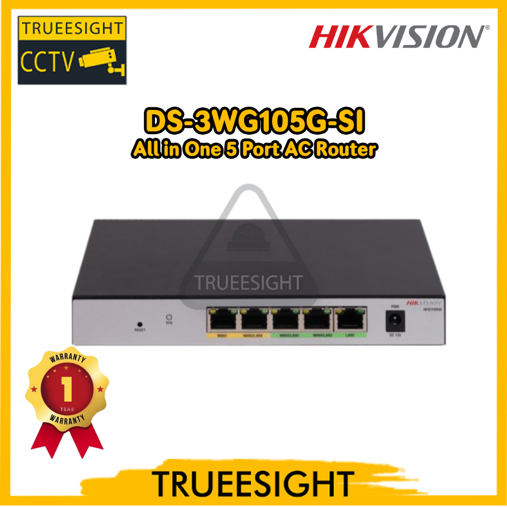 Jual HIKVISION DS-3WG105G-SI Access Point Router All in One 5 Port ...