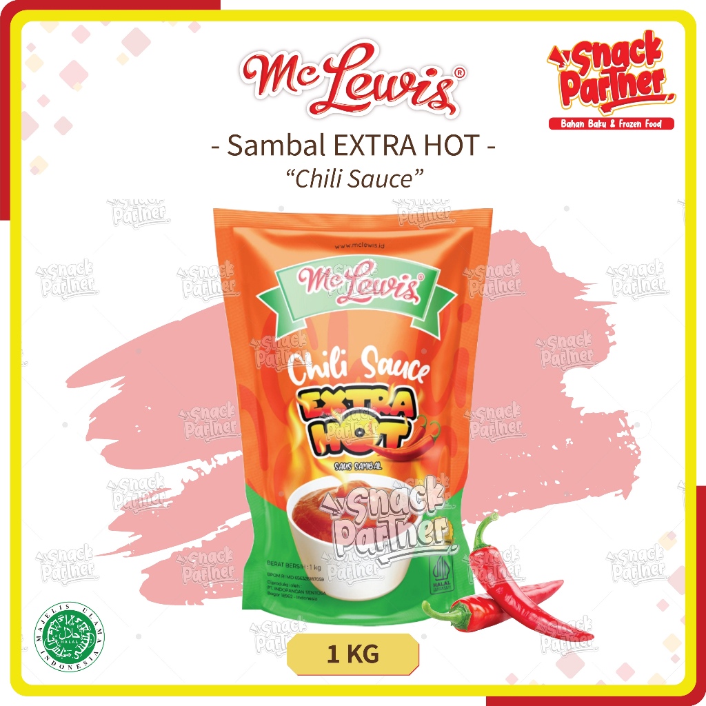 Jual MC LEWIS Sambal EXTRA HOT 1 KG - Saus Saos Sambel Cabe Super Pedas ...