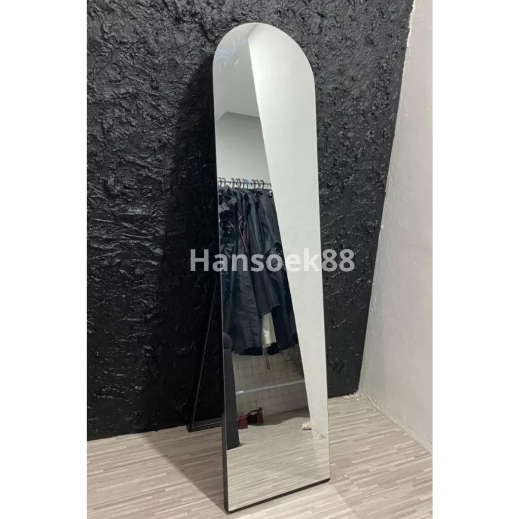 Jual KACA CERMIN GANTUNG OVALE FRAMELES CERMIN GANTUNG TANPA FRAME ...