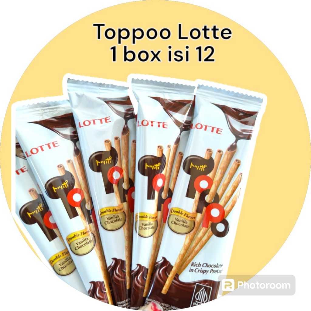 Jual TOPPO LOTTE COKLAT STIK (DAPAT 5 BUNGKUS) | Shopee Indonesia