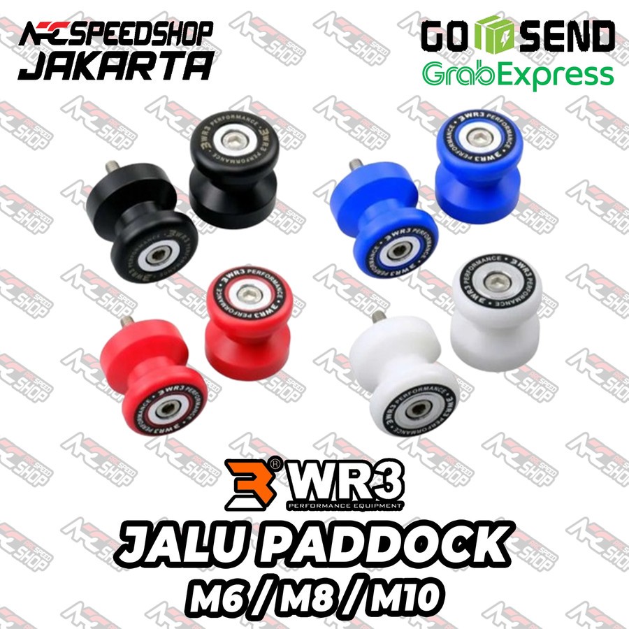 Jual Jalu Paddock WR3 M6 M8 M10 Black Red Blue White ZX25R ZX4R ZX10 Z250 Z800 Z900 Z1000 Sugomi ...