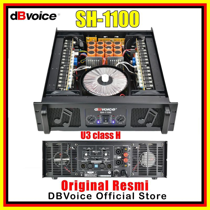 Jual Power Sound Audio Dbvoice Sh1100 Class H U3 Original Garansi resmi | Shopee Indonesia