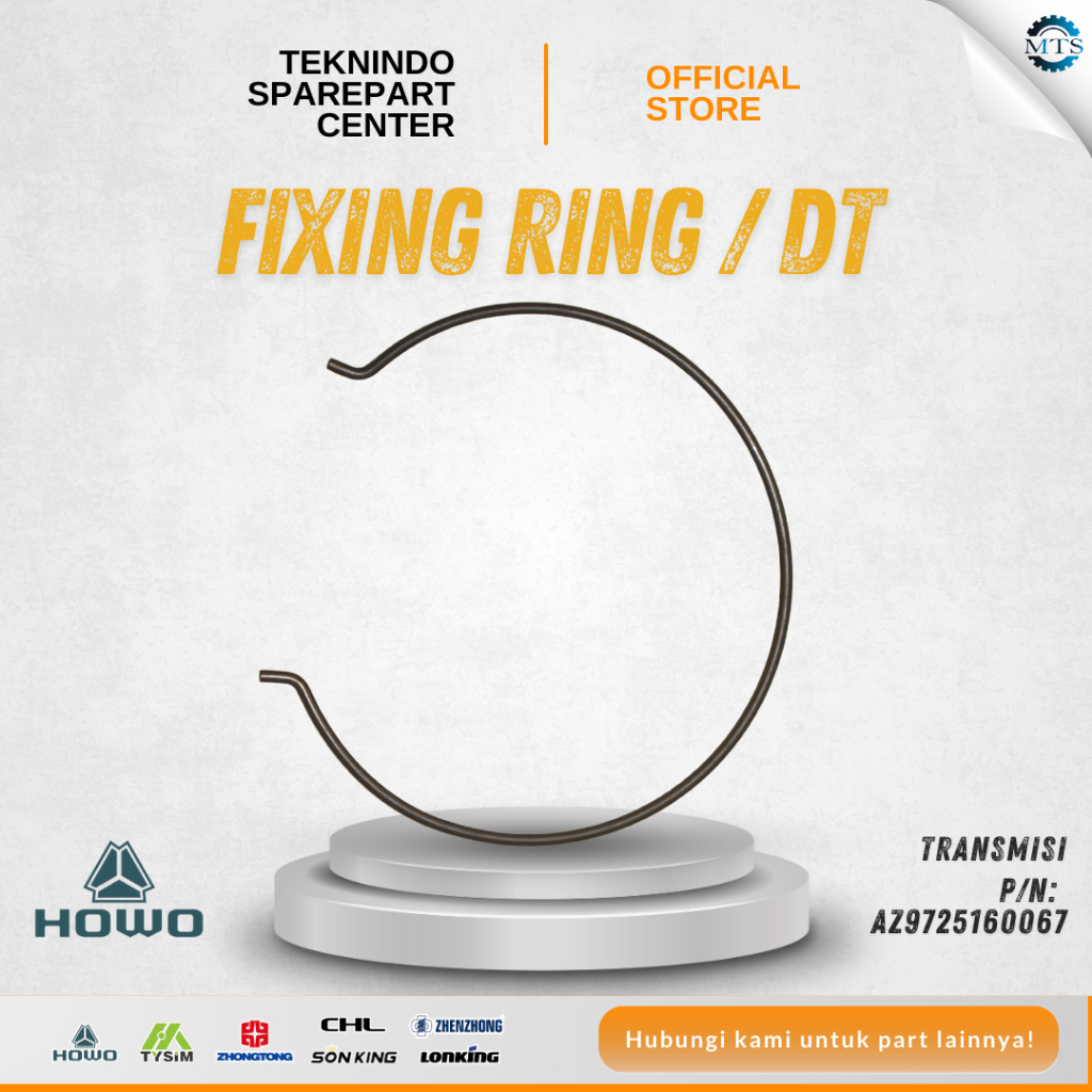 Jual Fixing ring / DT | P/N AZ9725160067 | Type Model: Sinotruck HOWO ...