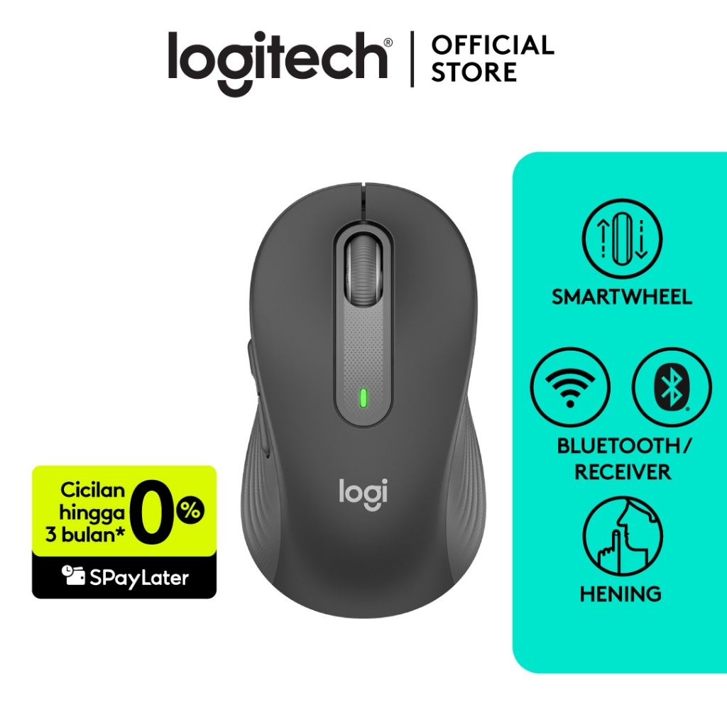 Jual Logitech Signature M650 L Wireless Bluetooth Silent Mouse ...