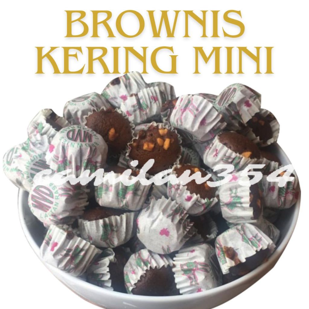 Jual [TERLARIS] Brownis Kering Mini Rasa Coklat - 1000gr / Brownies ...