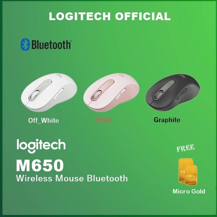 Jual Logitech M650 Wireless Mouse Bluetooh M650/L M 650 | Shopee Indonesia