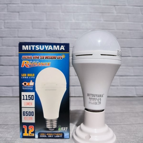 Jual BOHLAM LAMPU LED SENSOR UV 12 WATT RADIANCE MITSUYAMA LAMPU SENSOR 12 WATT SERIES MS-9812R ...