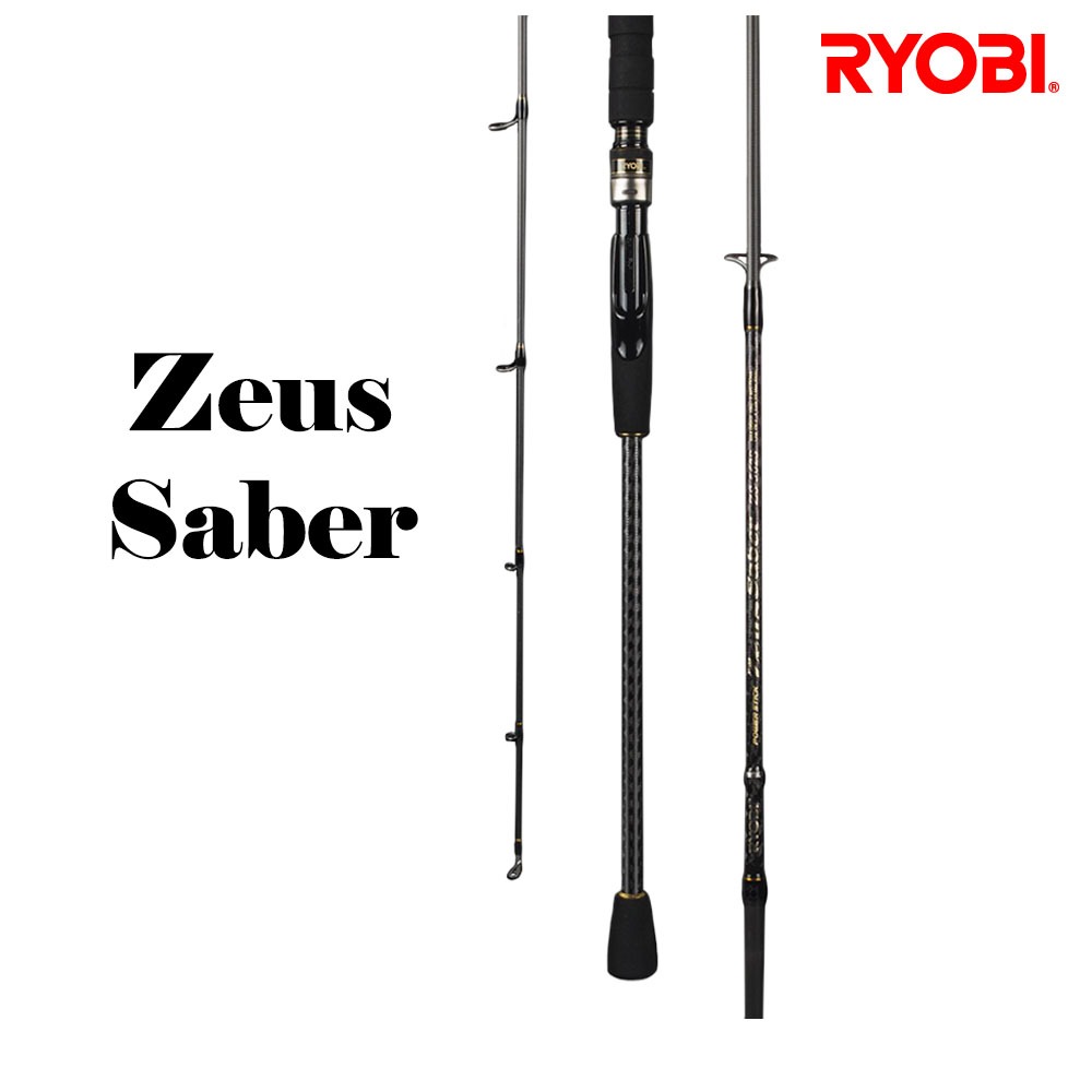 Jual Ryobi Zeus Saber Joran Spinning 2 Section Sambung Bawah RIng Fuji dan Reel Seat | Shopee ...