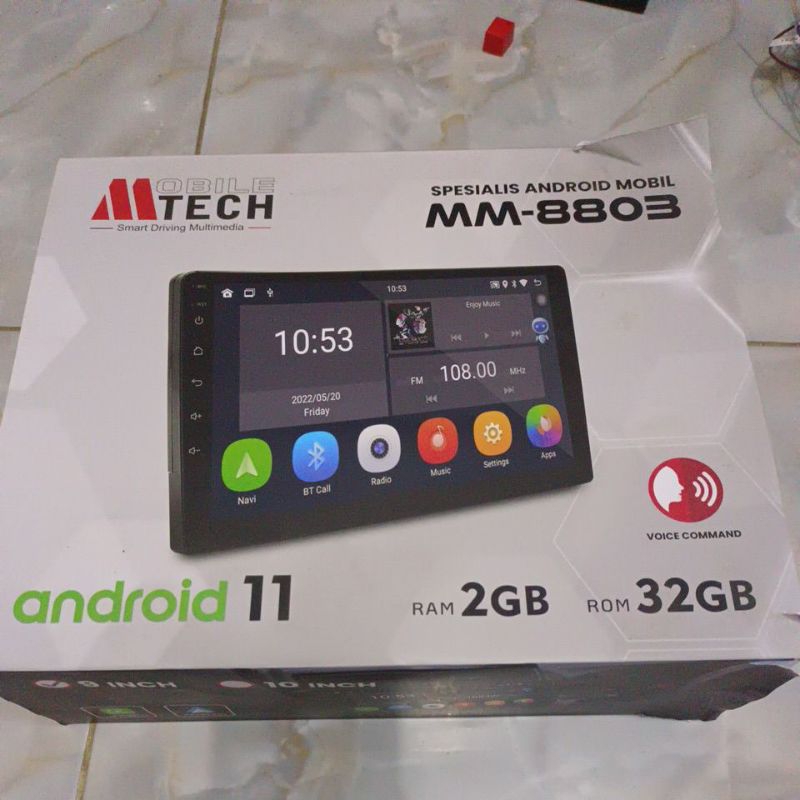 Jual head unit android MTECH MM8803 9in seken bekas second | Shopee ...