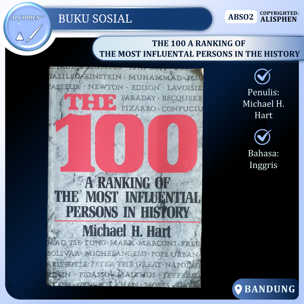 Jual The 100 A Ranking of The Most Influential Persons in History | Shopee Indonesia
